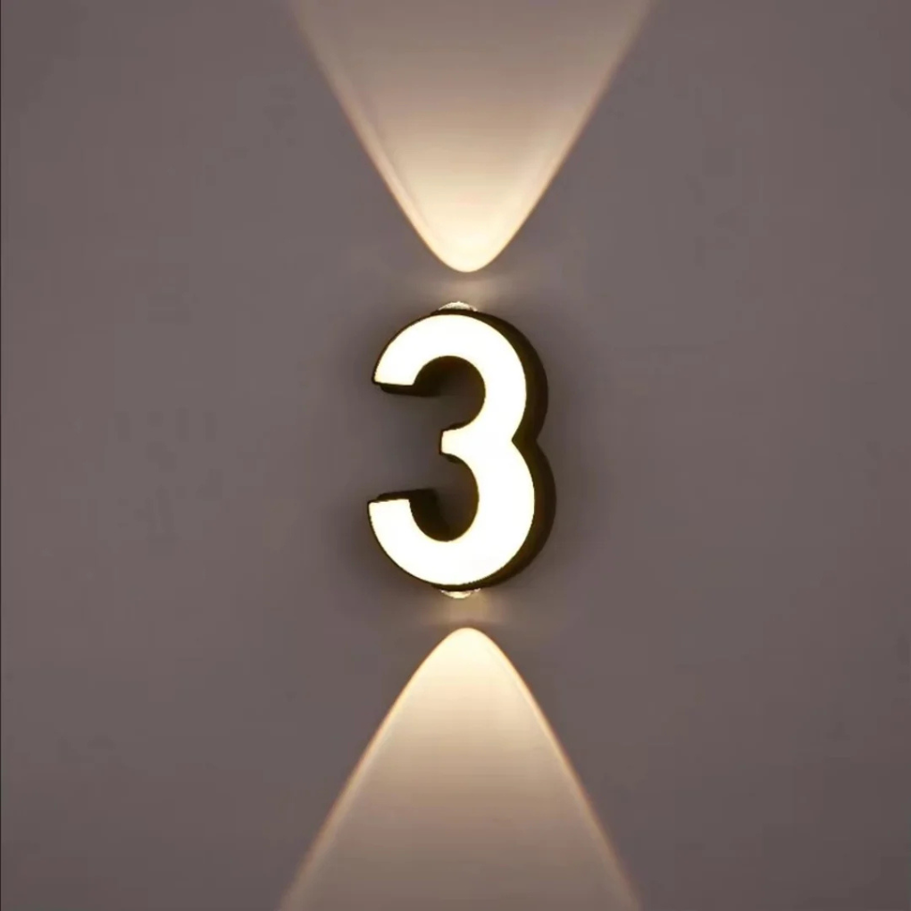 IllumiHouse | Stylish Illuminated LED House Numbers for Visibility